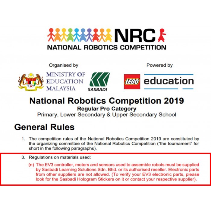 LEGO MINDSTORMS EV3 Color / Colour Light Sensor 45506